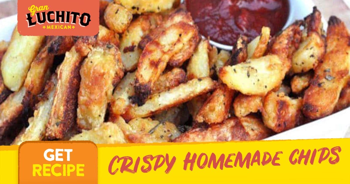 Homemade Crispy Chips - Baked In The Oven | Gran Luchito