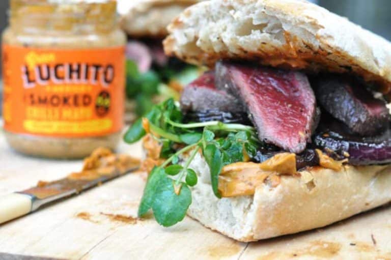 Steak Sandwich | Caramelised Onion & Macha Mayo
